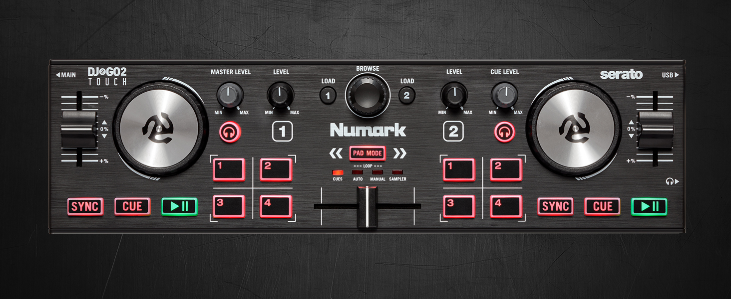 Numark DJ2GO2 Touch – Mini controlador DJ portable - Portal DJ